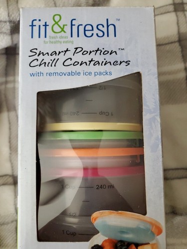 Fit And Fresh Small Portions Chill Containers | eBay