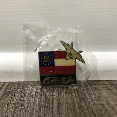 Lockheed Martin Georgia F-22 Raptor Pin | eBay