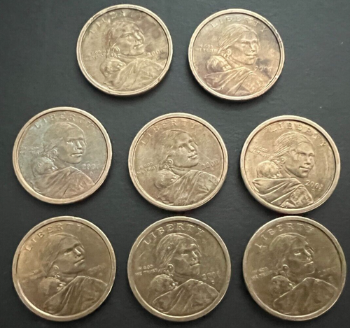 Liberty 2000D Gold (8) Sacagawea $1 Coins | eBay