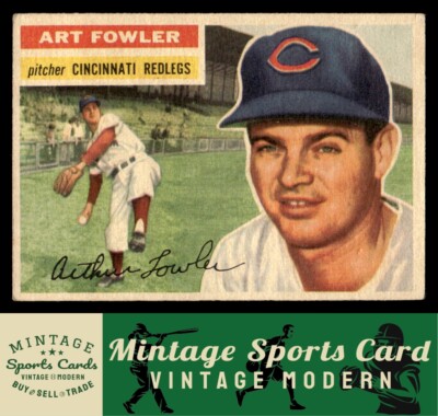1956 Topps - Art Fowler - #47 Cincinnati Reds | eBay