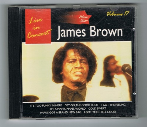JAMES BROWN - LIVE IN CONCERT - MUSIC STAR VOL.17 - CD 12 TITRES - BON ...