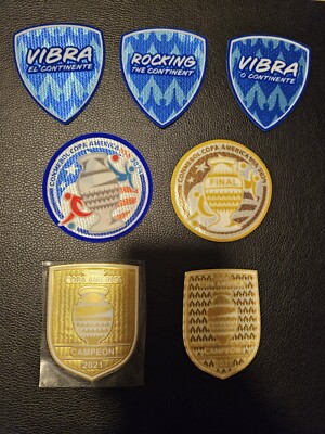 COPA AMERICA 2024 PATCH SET BADGE ARGENTINA BRAZIL MEXICO USA URUGUAY ...