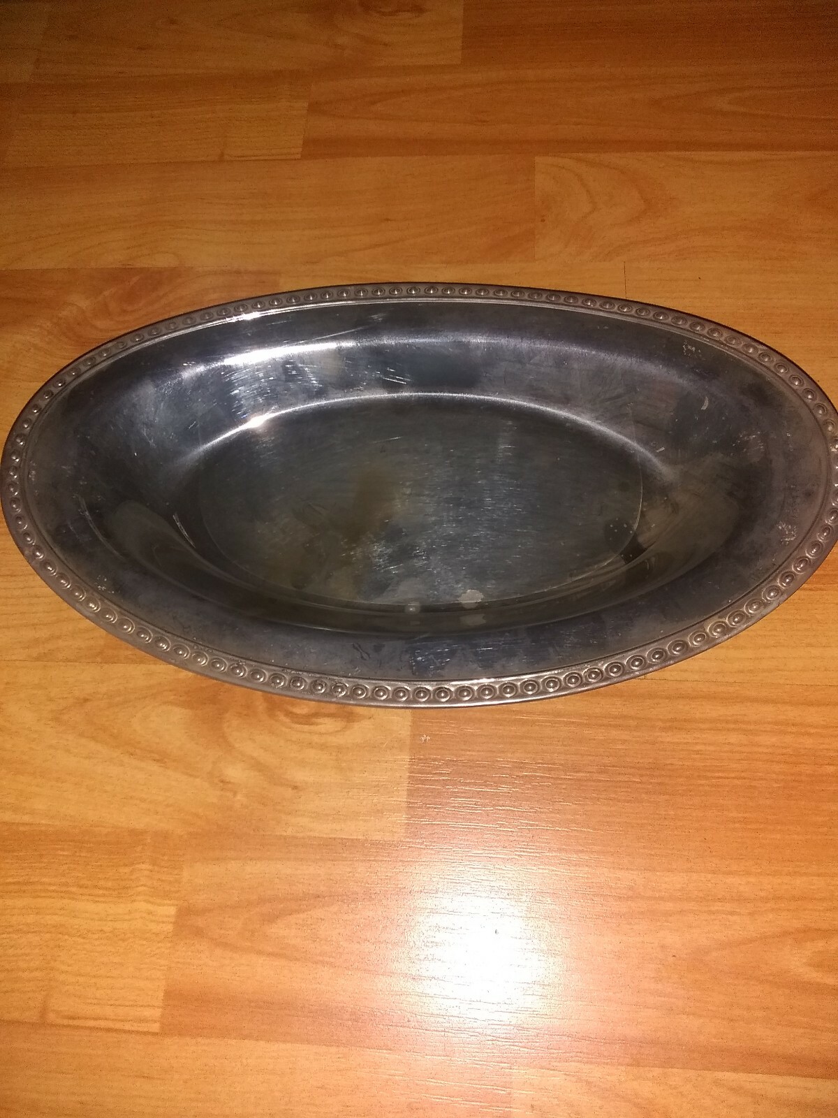 Vintage International Silver Company Silver Plate Platter Bowl Serving ...