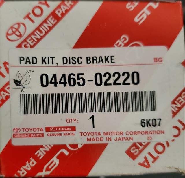 Toyota 0446502220 Genuine OEM Factory Original Brake Pads for sale ...
