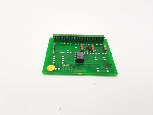 NORCONTROL NN-801.1 DIGITAL INPUT/OUTPUT ADAPTER PCB CARD HE220206 C ...