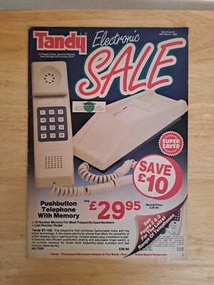 RARE TANDY Catalogue March Sale 1986 Vintage Computing Electronics ...