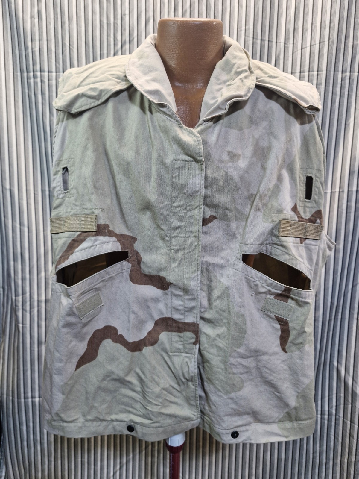 USGI Military PASGT Vest Flak Cover Desert 3-Color Camo Large/X-Large ...