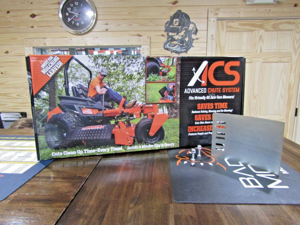 Advanced Chute w/ ROLLED attachment for many SCAG mowers PLEASE READ ...