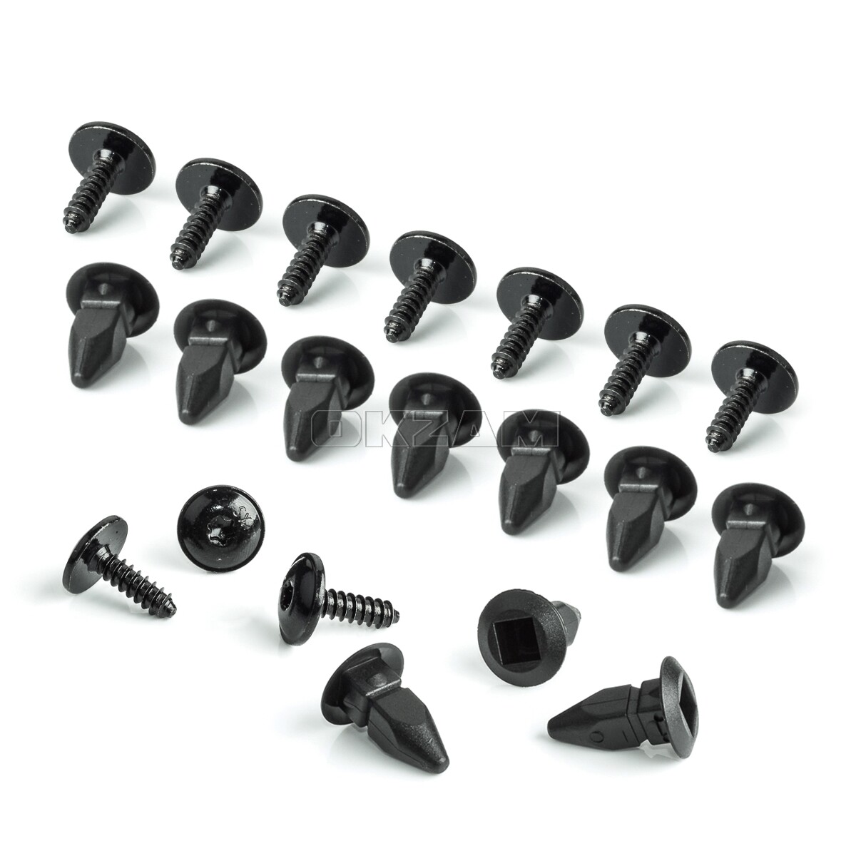 20x Rear Bumper Screws Panel Trim Clips Mounting Rear for Seat Toledo ...