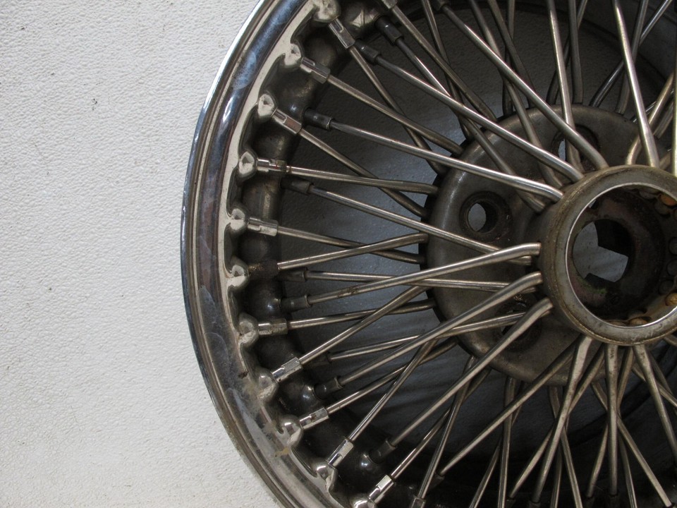 15” 15X7 FWD Dayton Wire Wheel Rim Cadillac Caddy Chrome Spokes 5x115 ...