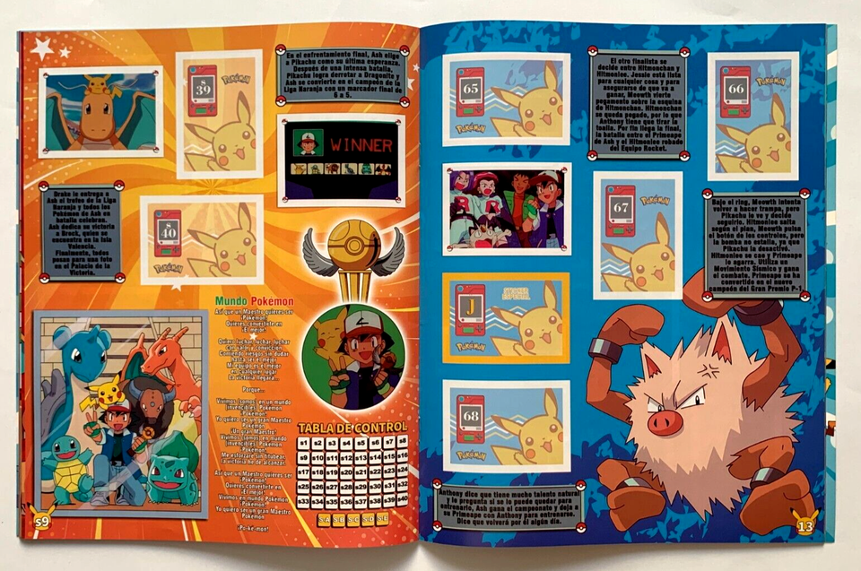 ALBUM POKEMON Orange Islands + Sticker Full Set 195/195 PERU Edition ...