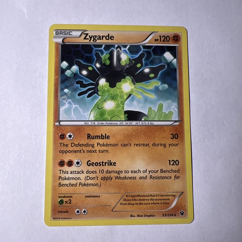 Zygarde Fates Collide 53/124 Regular Rare. | eBay