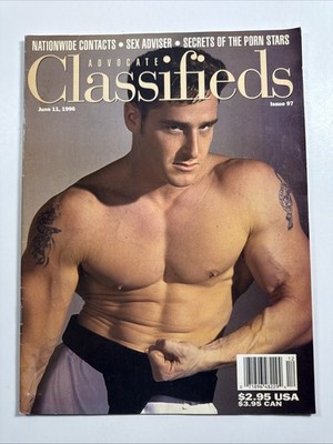 ADVOCATE CLASSIFIEDS magazine #97 June 11, 1996 Gay nude men like ...