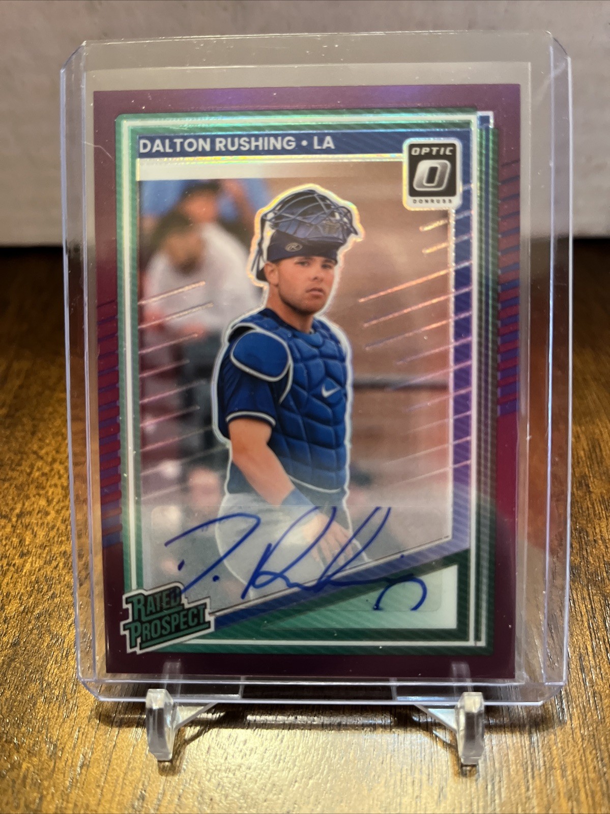 2025 Donruss Baseball - Dalton Rushing - Optic Purple Auto - 49/49 | eBay