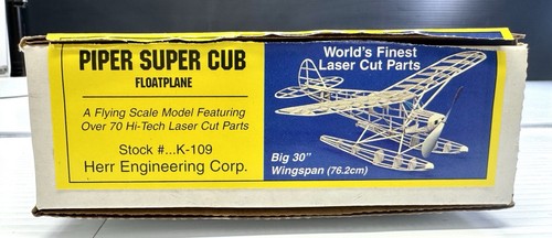 Herr Engineering Piper Super Cub Floatplane Balsa Kit 70+ Laser Cut ...