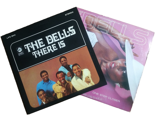 THE DELLS - Lot of 2 Vinyl LP Record Albums There Is 1968 + One Step ...