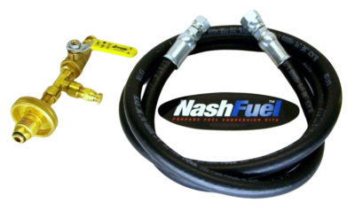 Partial POL Liquid Propane Transfer Kit Tank Grill 100lb Unloading 1/2 ...