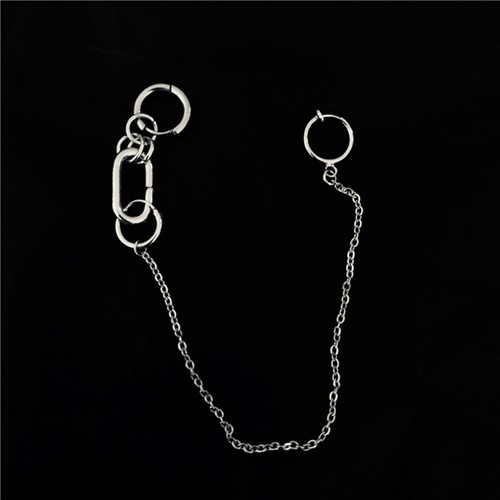 Cool Lip Chain Nose Chain One-piece Lip Ring Without Piercing Earring ...