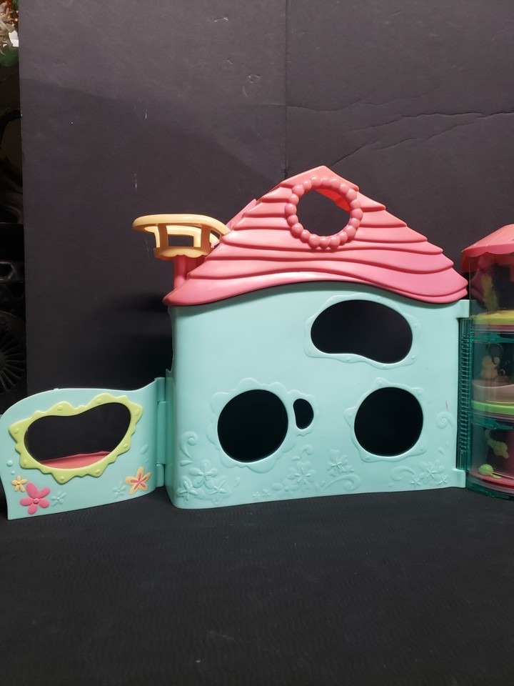 Littlest Pet Shop Biggest Playset House Foldable 2005 Hasbro LPS ...