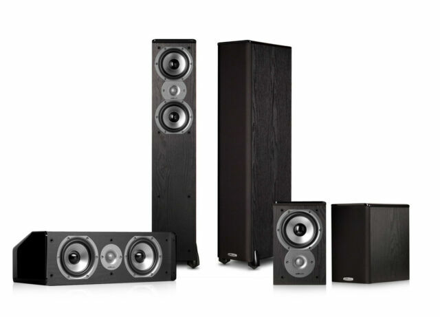 Polk Audio TSI300 Center Channel Home Theater Speakers - Black for sale ...
