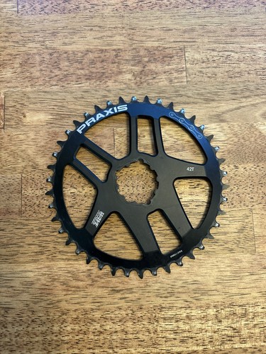 Praxis 42 tooth DM-1X Direct Mount Chainring, 11 speed, Road/Gravel ...