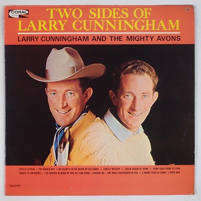 LARRY CUNNINGHAM & MIGHTY AVONS: Two Sides USA CORAL Orig VINYL LP ...