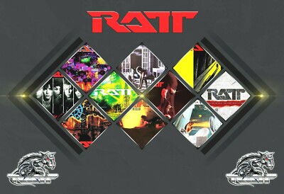 Ratt Rock Band 13x19 Poster Super Gloss Art Print | eBay