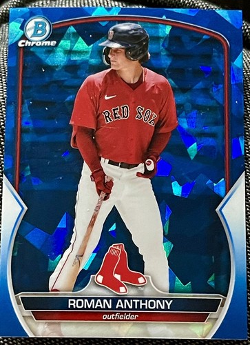 2023 Bowman Chrome Sapphire Roman Anthony Prospect Rookie #BCP-220 Red ...