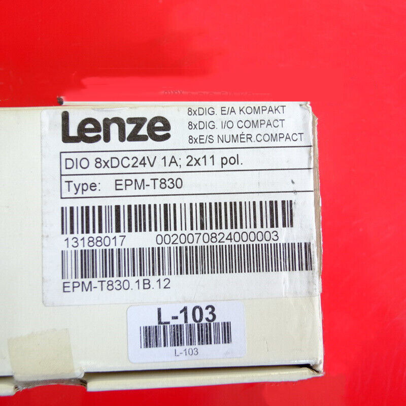 1PC New Lenze EPM-T830 I/O Module EPMT830 Fedex/DHL With 1 Year ...