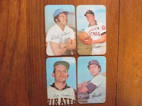 4-1971 Topps Super Cards(RICH ALLEN/LARRY DIERKER/LUKE WALKER/RICO ...