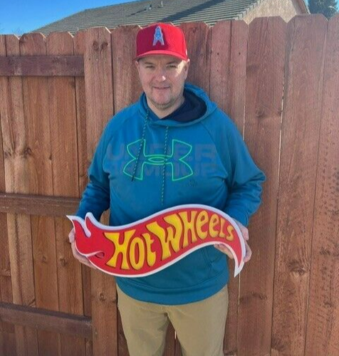 Hot Wheels Sign Wall Decor. Kids Room, Movie Room, Game Room, CNC | eBay