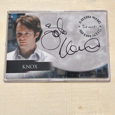 Angel Inkworks Autographed Card A39 Jonathan Woodward as Knox BTVS | eBay