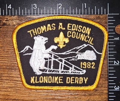 Thomas A Edison Council Klondike Derby 1982 BSA Patch | eBay