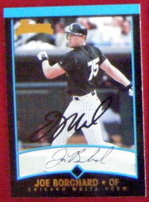 Joe Borchard Chicago White Sox 2001 Bowman Signed Card #BDP7 | eBay