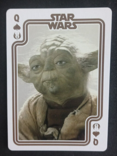 Disney Star Wars Yoda Playing Card Yoda Queen Spades | eBay