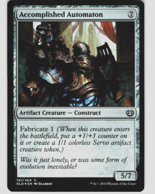 MTG Kaladesh Accomplished Automaton Foil 001/274 | eBay