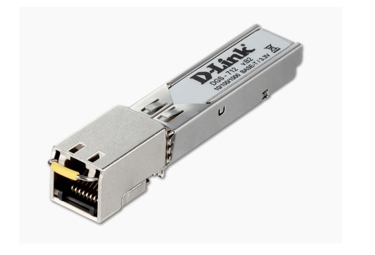 D-Link DGS-712 1000BASE-T SFP-T RJ45 copper SFP 100m over Cat5 cable ...