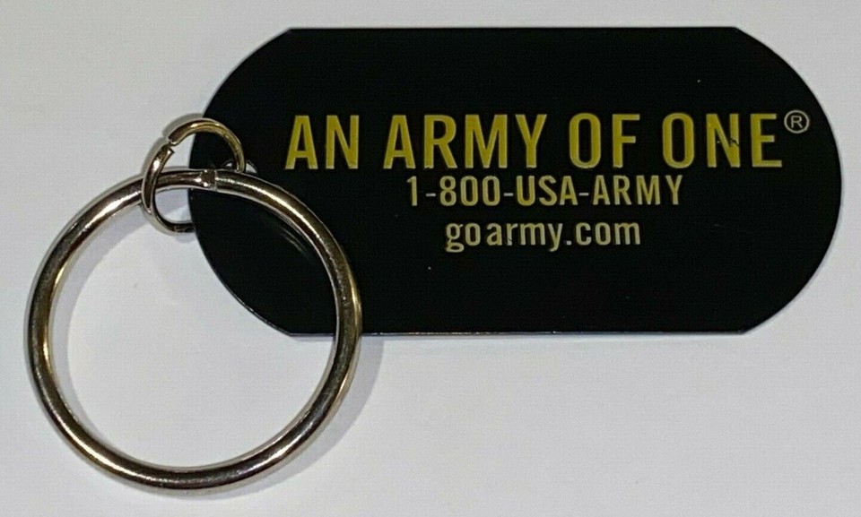 U.S. Army - An Army Of One Metal Key Ring Keyring/Keychain... | eBay
