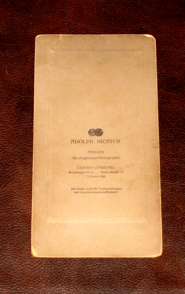 Original Vintage Photograph - Adolph Richter, Leipzig-Lindenau - c.1940 ...