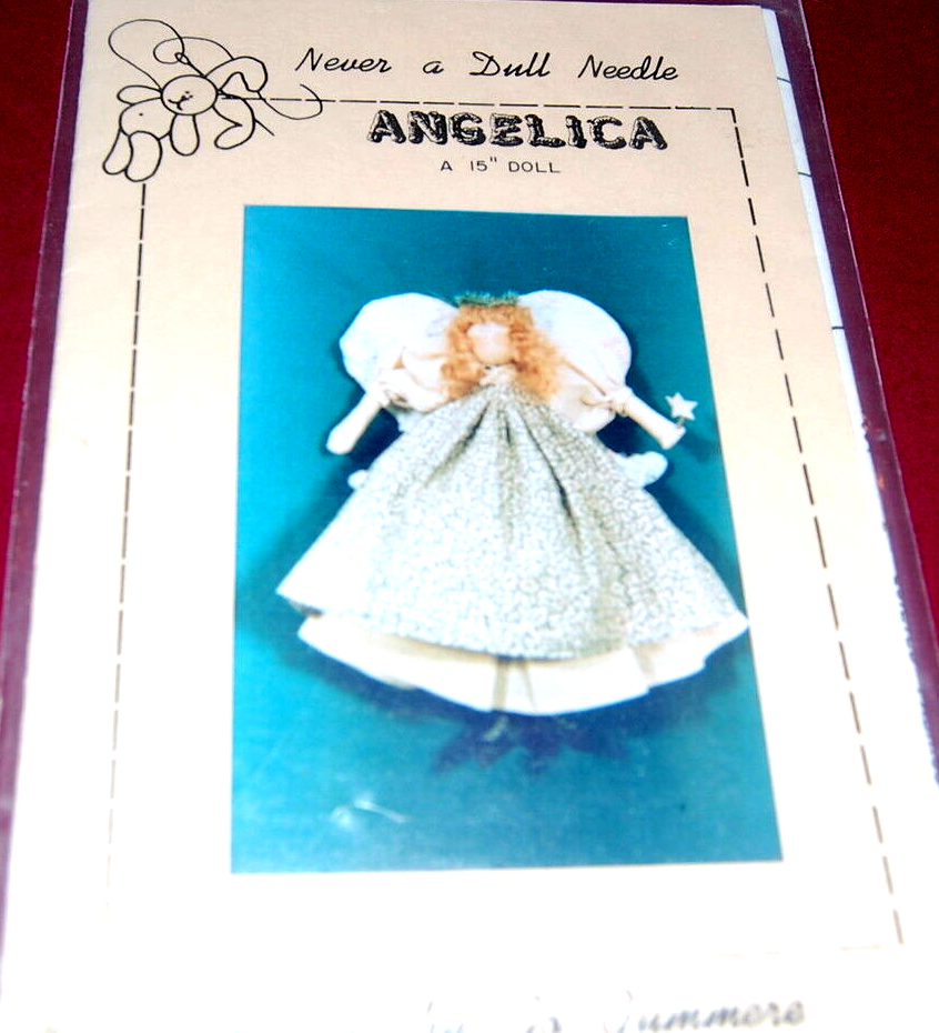 "Angelica" - 15" Cloth Angel Doll by Never A Dull Needle - NEW | eBay