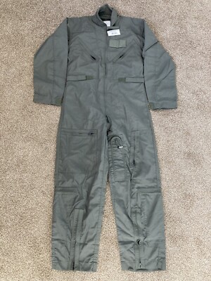 US Air Force Flyers Coveralls 36S Flight Suit Sage Green CWU-27/P USAF ...