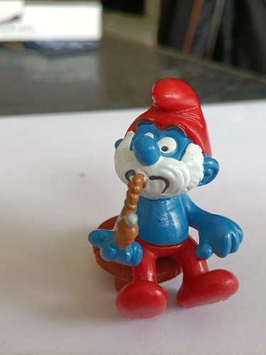 Grand Schtroumpf avec pipe , schleich , peyo , puffi | eBay