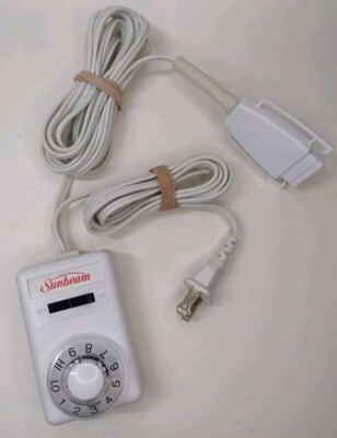 Sunbeam 613A Electric Blanket Controller 2 Prong Cord Style 52 E23623 ...