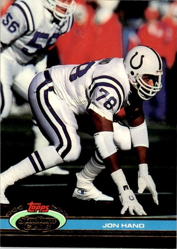 1991 Stadium Club Jon Hand . Indianapolis Colts #392 | eBay