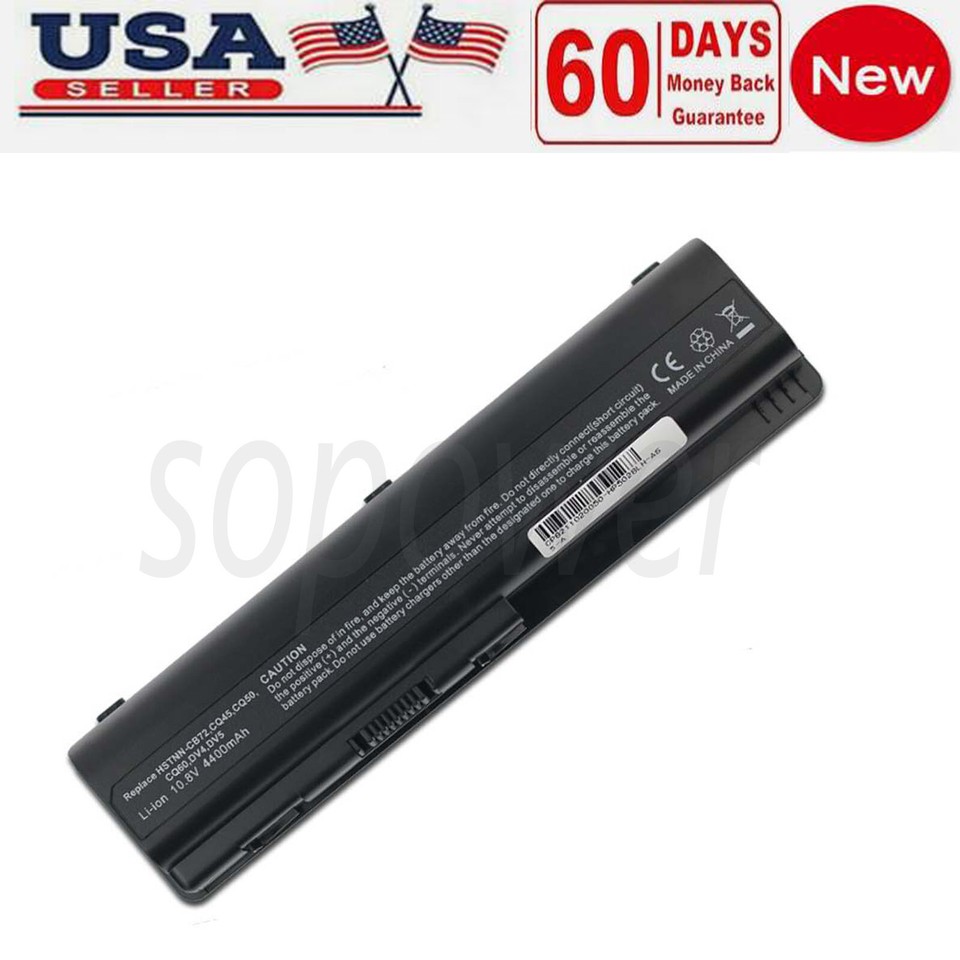 Battery for HP Compaq Presario CQ40 CQ45 CQ50 CQ60 CQ61 DV4 DV5 485041 ...