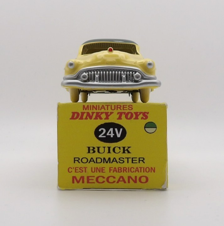 DINKY TOYS/ATLAS 24V BUICK ROADMASTER YELLOW MINT CONDITION IN A REPRO ...