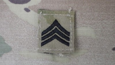 Military Patch US Army Sergeant SGT/E-5 Rank OCP Hat Subdued Sew-on | eBay