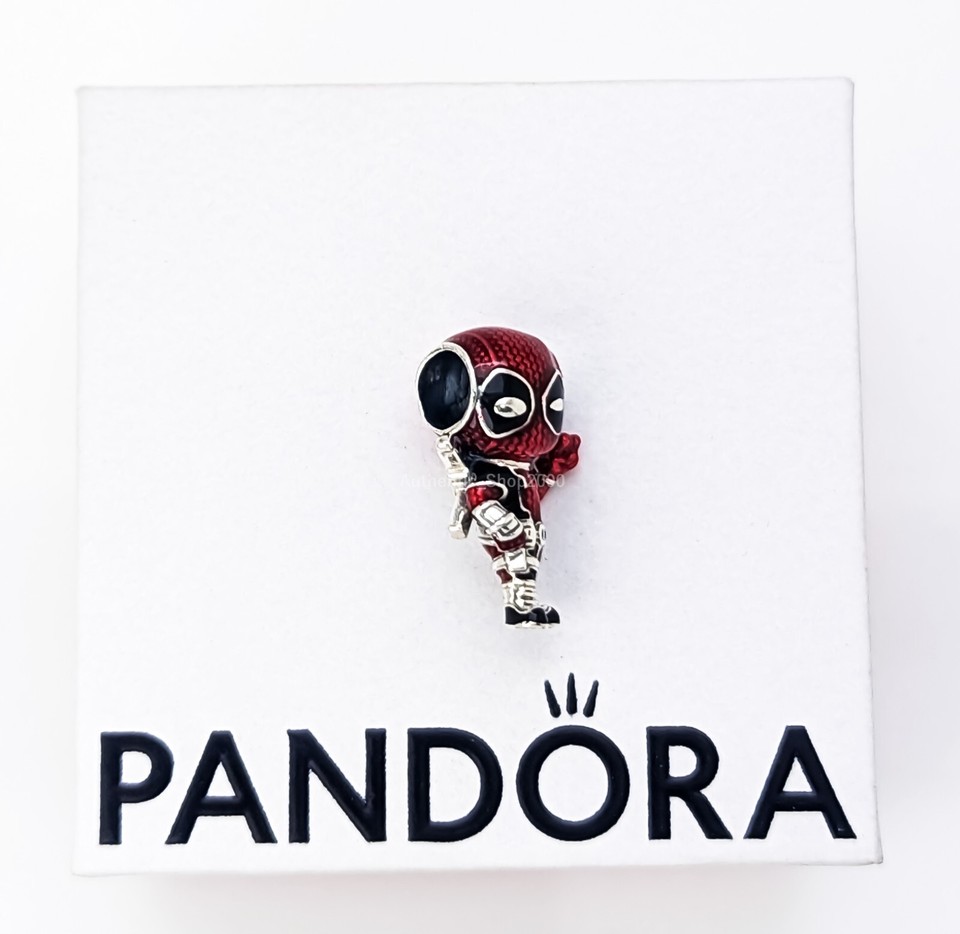 NEW 100% Authentic PANDORA 925 Red Marvel Deadpool Charm Pendant ...