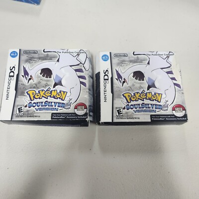 Pokémon SoulSilver BIG BOX ONLY x2 NO GAME OR TRAY | eBay
