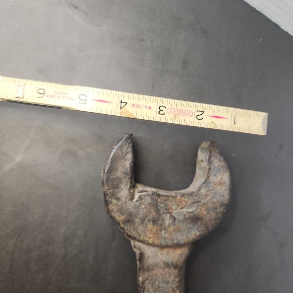 Rare UP RR Union Pacific Rail Road Stamped 24" Angled Open Ended Wrench ...